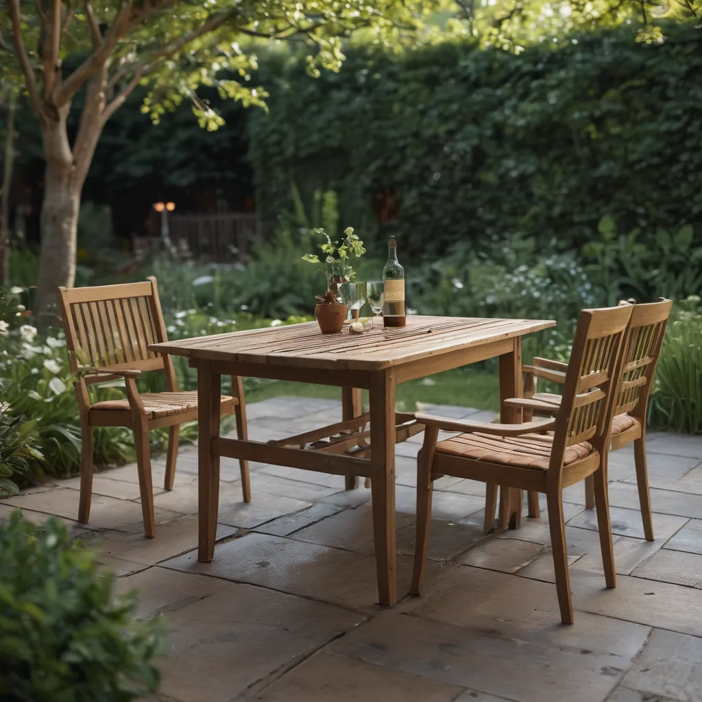 Discovering the Timeless Elegance of Wood Slat Patio Furniture for Your ...