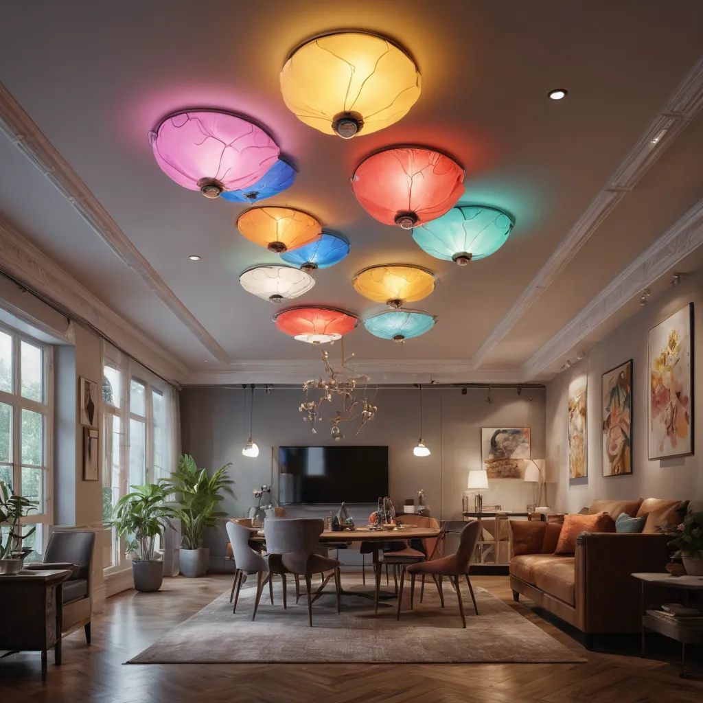 Exploring Colourful Ceiling Lights for Interior Design