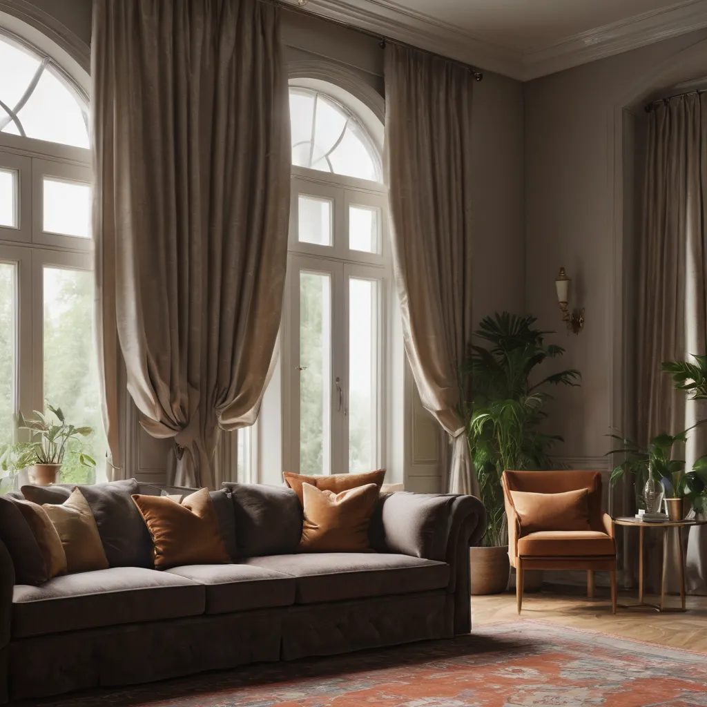 Drapery Solutions for Large Living Room Windows