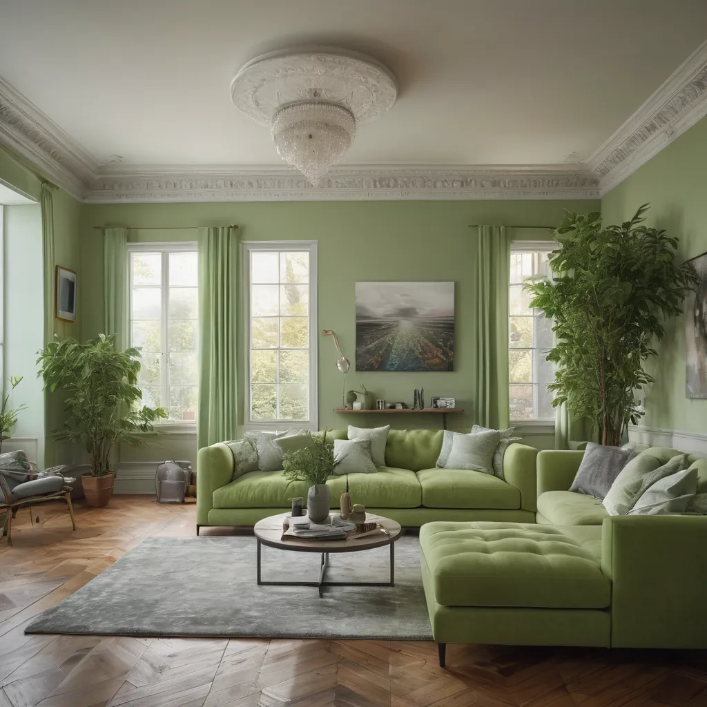 The Impact of Light Green Walls on Design and Well-Being