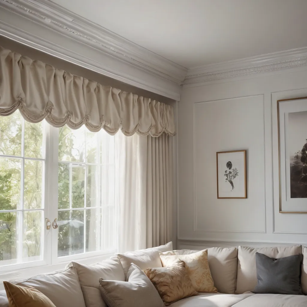 Enhancing Interiors with White Cornice Valances